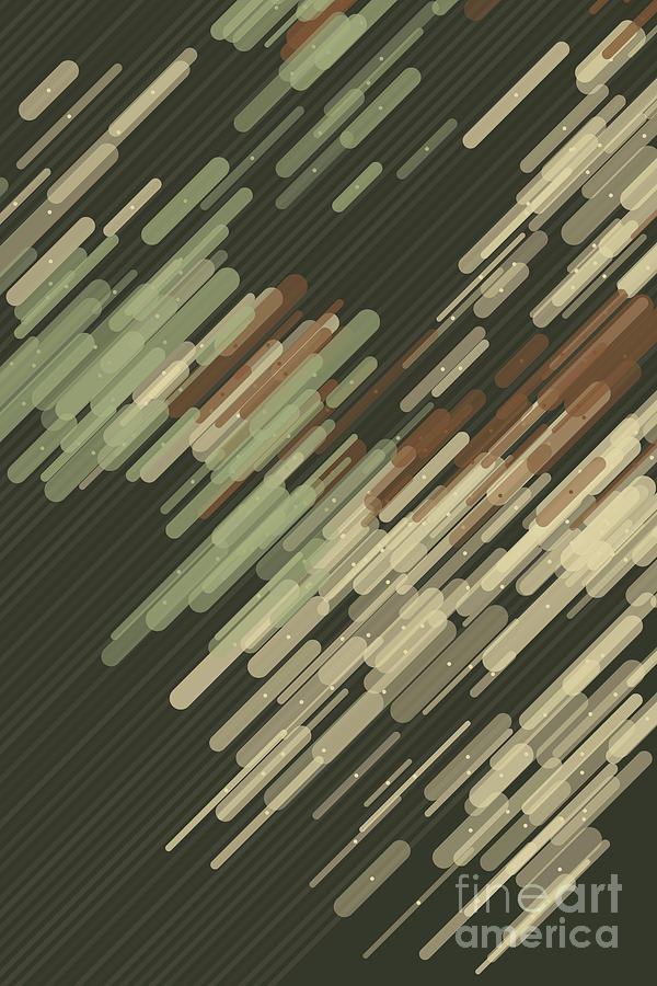 Dust Vector Rounded Rectangles Pattern Vertical Digital Art by Frank ...