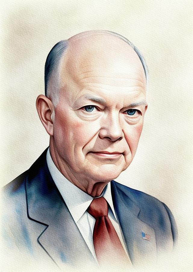Dwight D. Eisenhower, President by Esoterica Art Agency