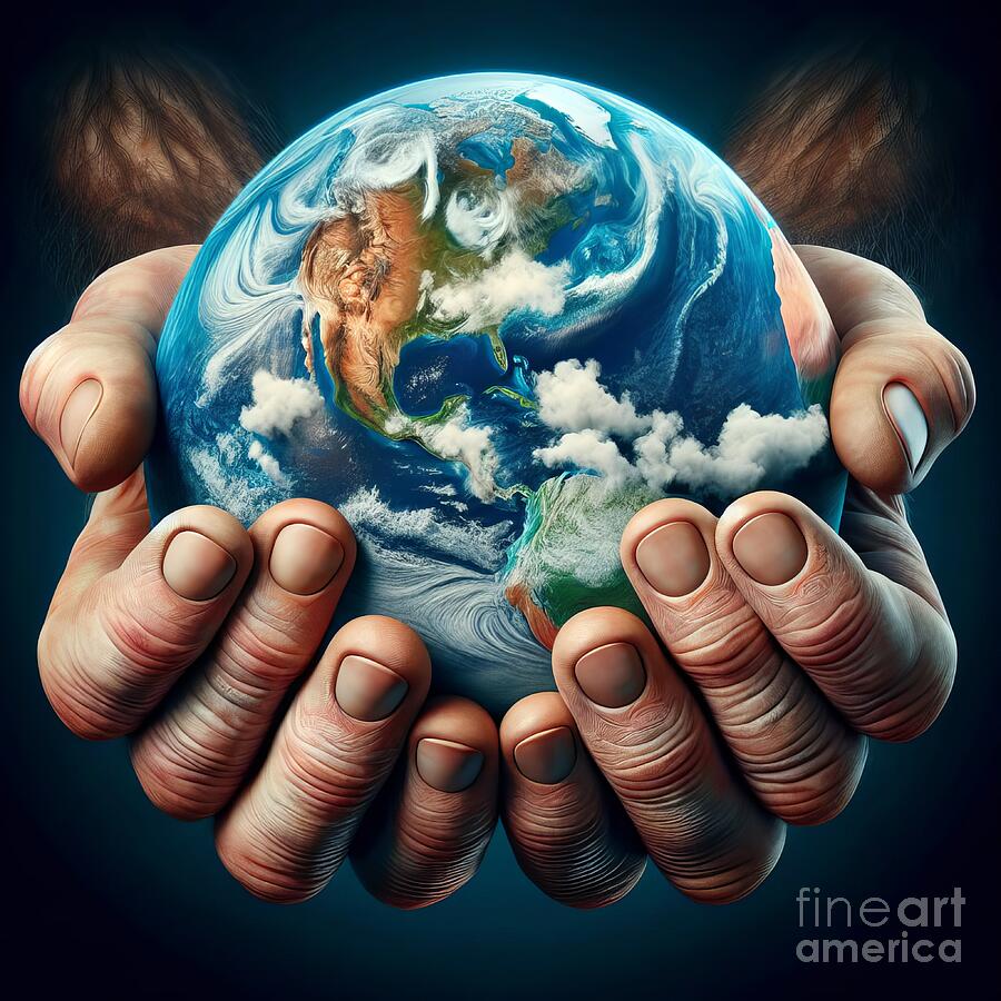 Earth Day Digital Art by Maria Dryfhout - Fine Art America