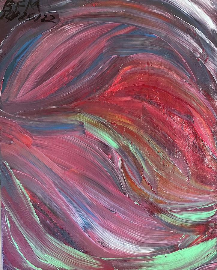 Earthquake Rose Painting by Bethlehem Messele - Fine Art America