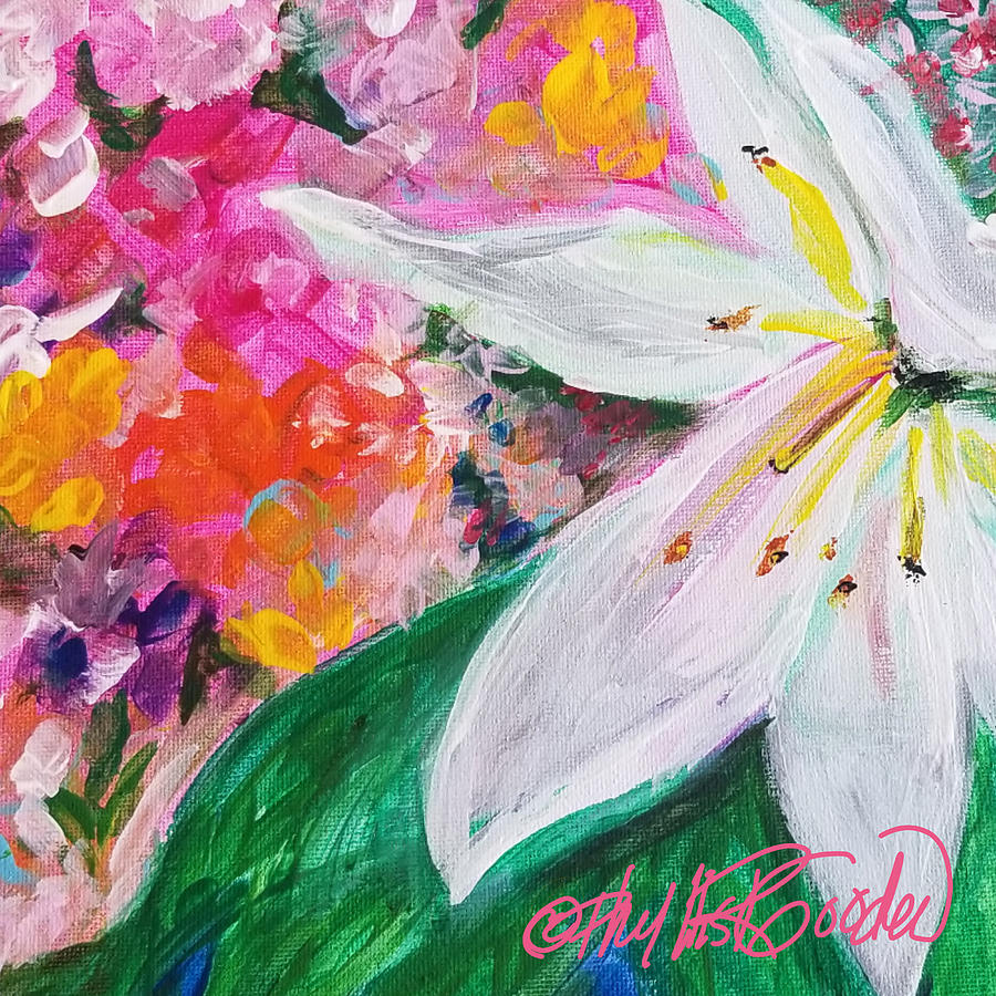 Easter Lily Painting by Phyllis Gooden - Fine Art America