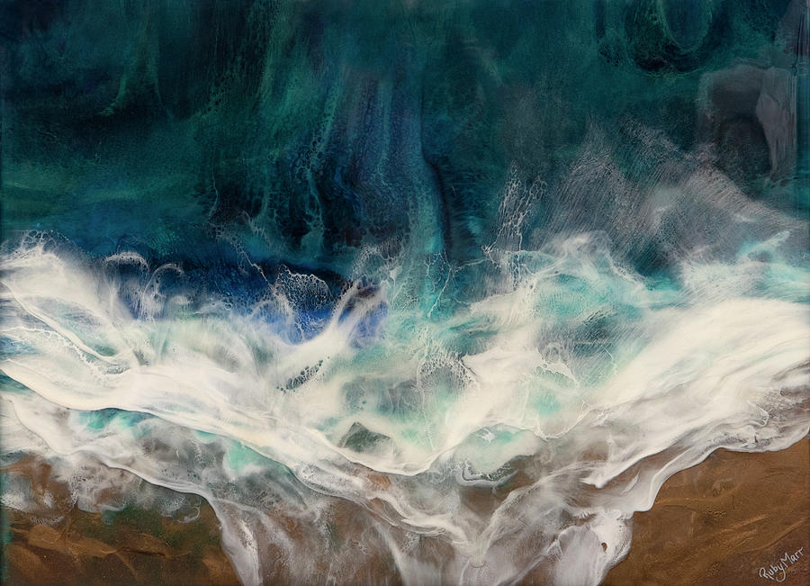 Ebb and Flow Mixed Media by Ruby Marr - Fine Art America