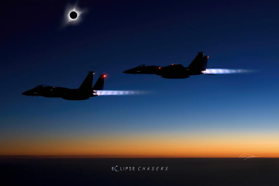 Eclipse Chasers Digital Art by Peter Chilelli | Pixels
