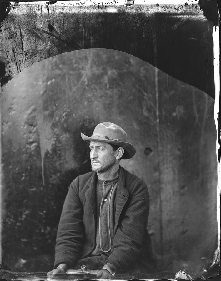 Edman Spangler in Hat and Manacled, One of President Lincoln ...