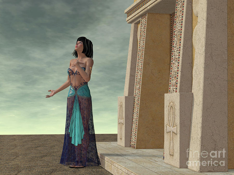 Egyptian Fantasy Digital Art By Corey Ford Fine Art America