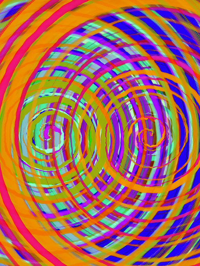 EiT 000022 STREAM Drawing by REVAD CODEDIMAGES EiT - Pixels