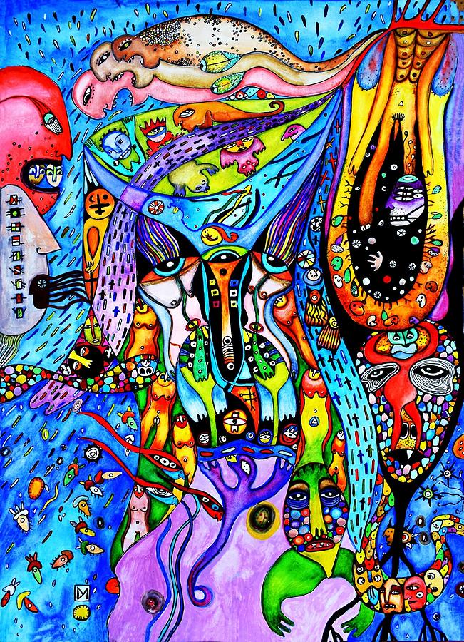 El mago Painting by Dora Mandragora - Fine Art America