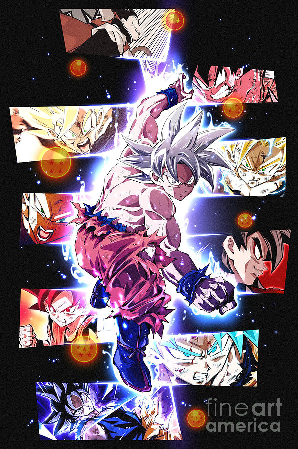 El viaje de Goku Digital Art by Thuan Ngo Ba - Fine Art America