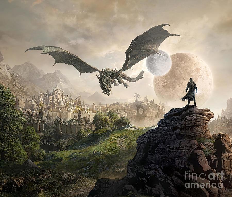 Elder Scrolls Painting by Dominic Parker | Pixels Elder Scrolls Painting by Dominic Parker | Pixels