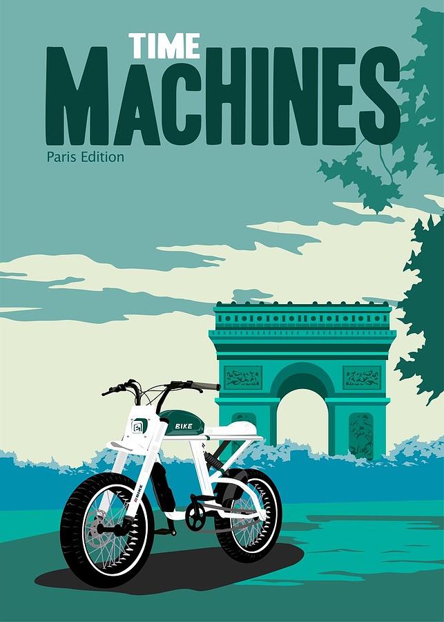 Electric bike-01 Digital Art by Kha Dieu Vuong - Pixels