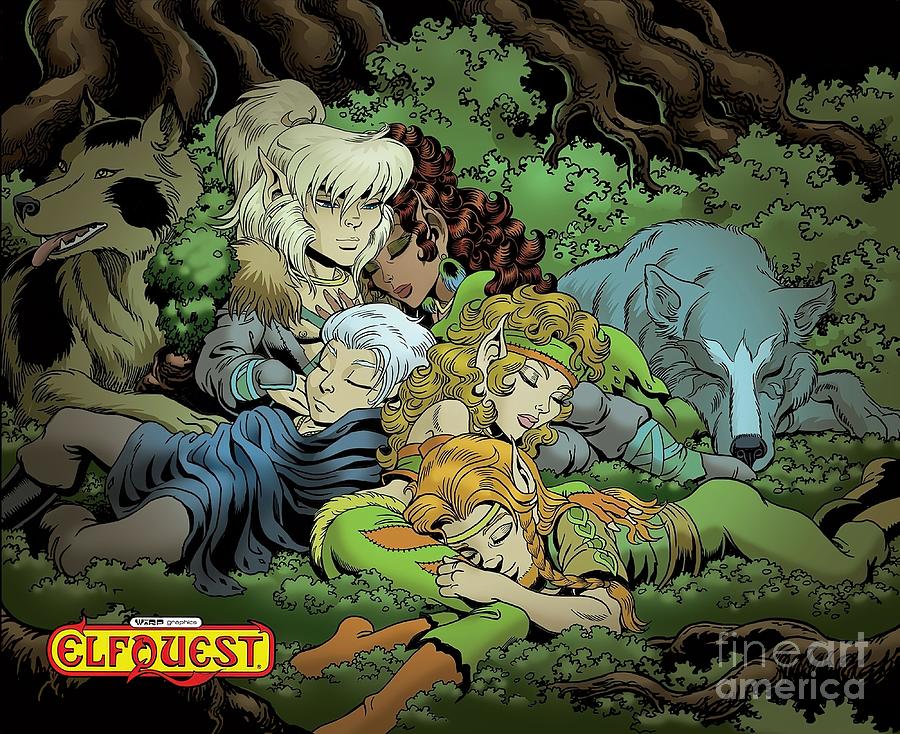 ElfQuest True Peace Painting by Lee Jasmine - Fine Art America