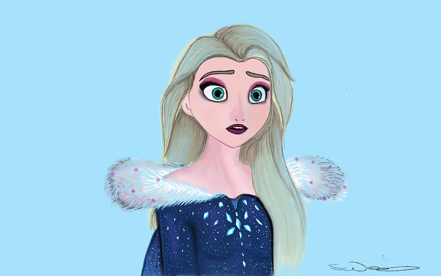 Elsa Digital Art by Samantha Walker - Fine Art America