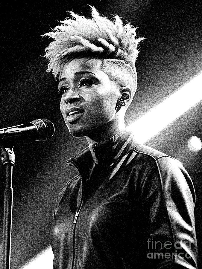 Emile Sande, Music Star Digital Art by Sarah Kirk - Fine Art America