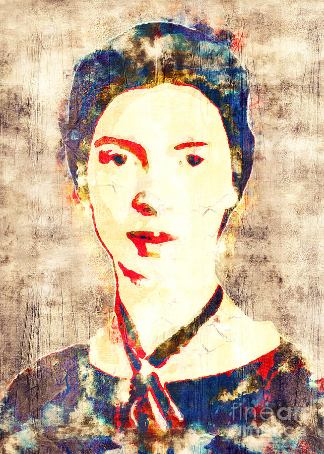 Emily Dickinson Pop Art Digital Art by Filip Schpindel - Fine Art America