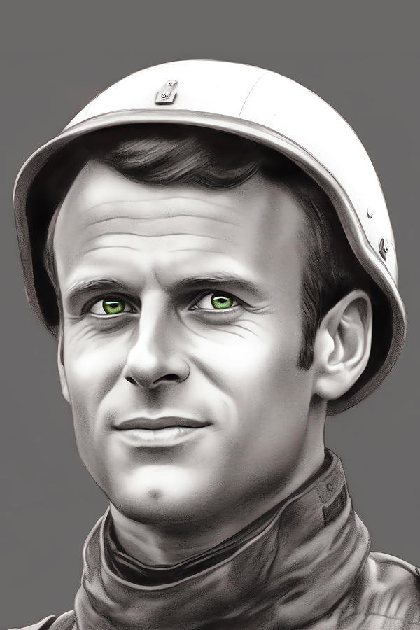 Emmanuel Macron 14 Digital Art by Carlos V - Fine Art America