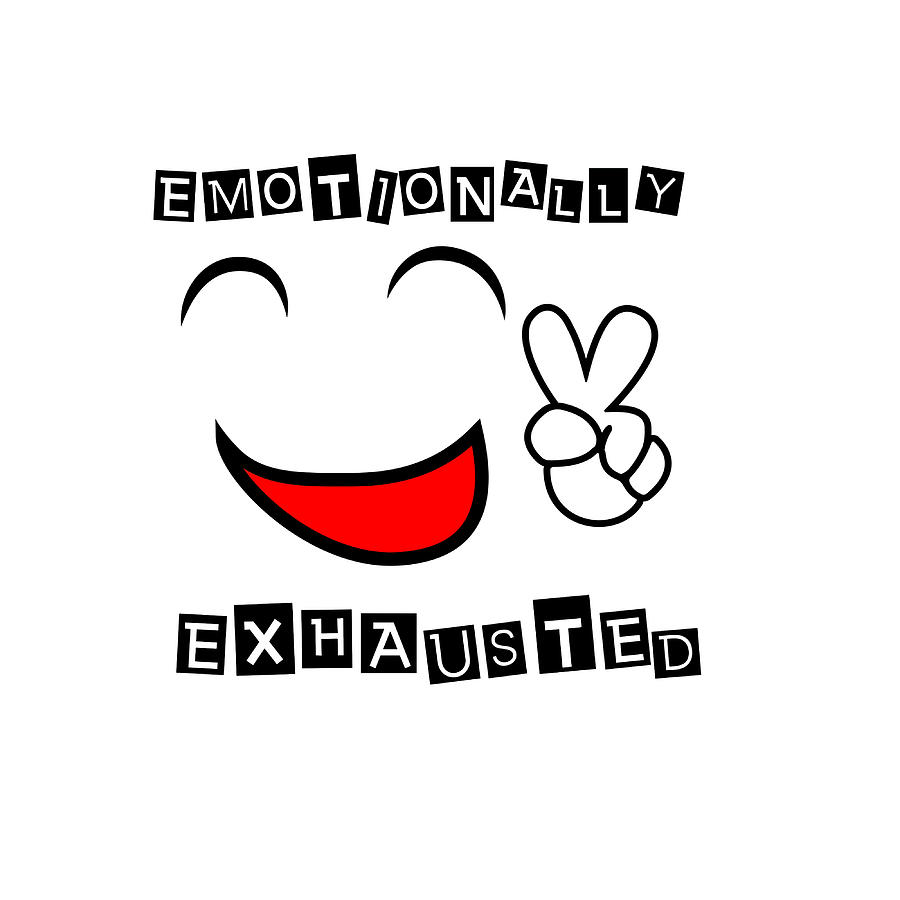 Emotionally exhausted Poster vintage Painting by Ashley Eva | Fine Art ...