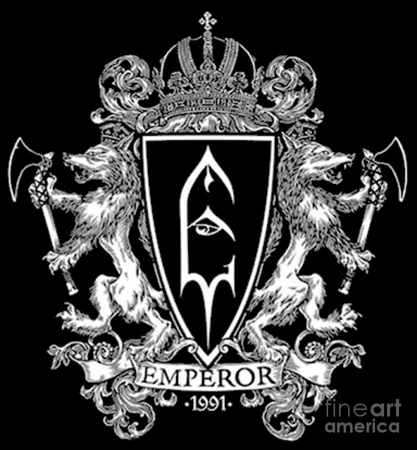Emperor 1991 Logo Vintage Digital Art by Aron Heaney - Fine Art America