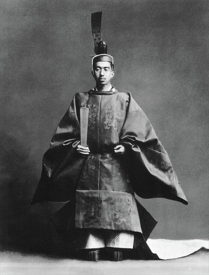 Emperor Hirohito, 1928 Photograph by Imperial Household Agency - Fine Art America
