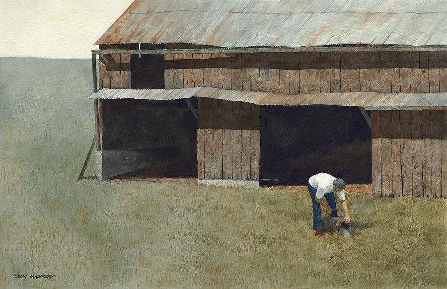 Empty Barn Painting by Stan Masters - Fine Art America