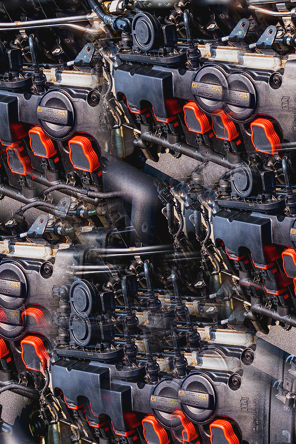 Engine Multi Photograph by Robert Adams - Pixels