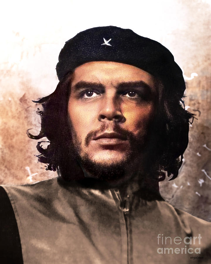 Ernesto Che Guevara Colorized and Enhanced Photograph 20230827b Photograph by Wingsdomain Art ...