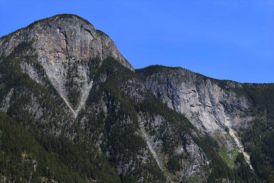 Mountainside Erosion Patterns Photograph by Ian McAdie - Fine Art America