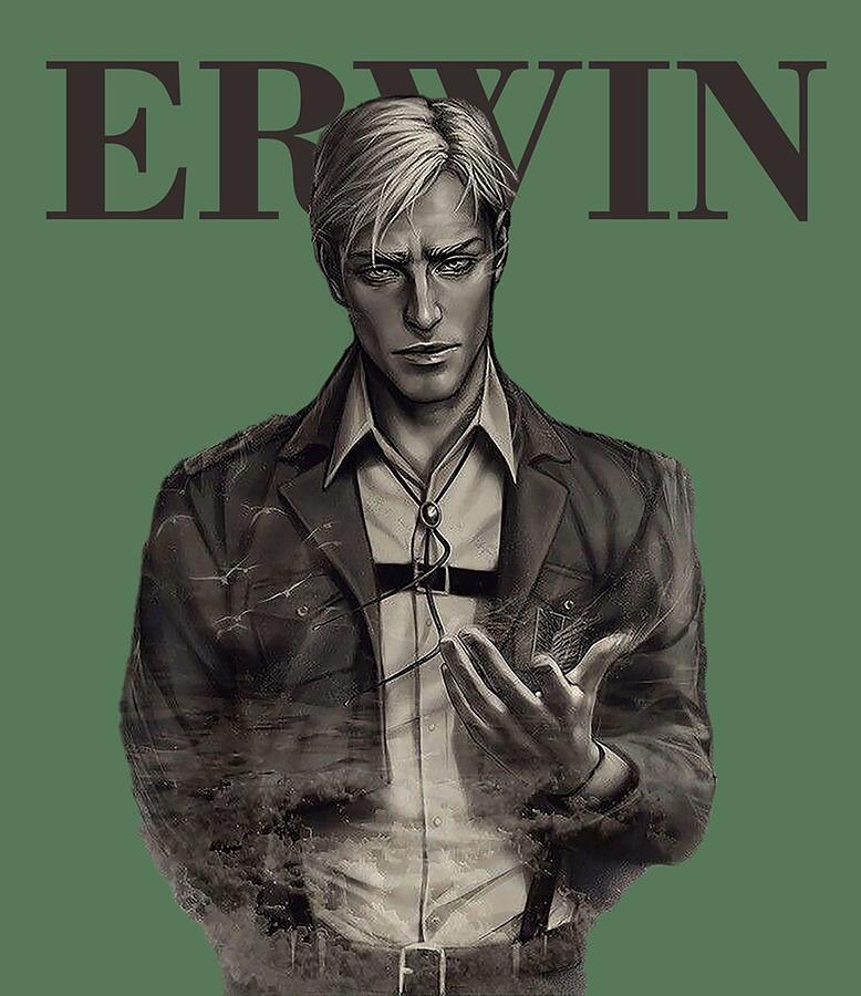 Erwin - Attack on Titan - Poster Digital Art by Justin Davis