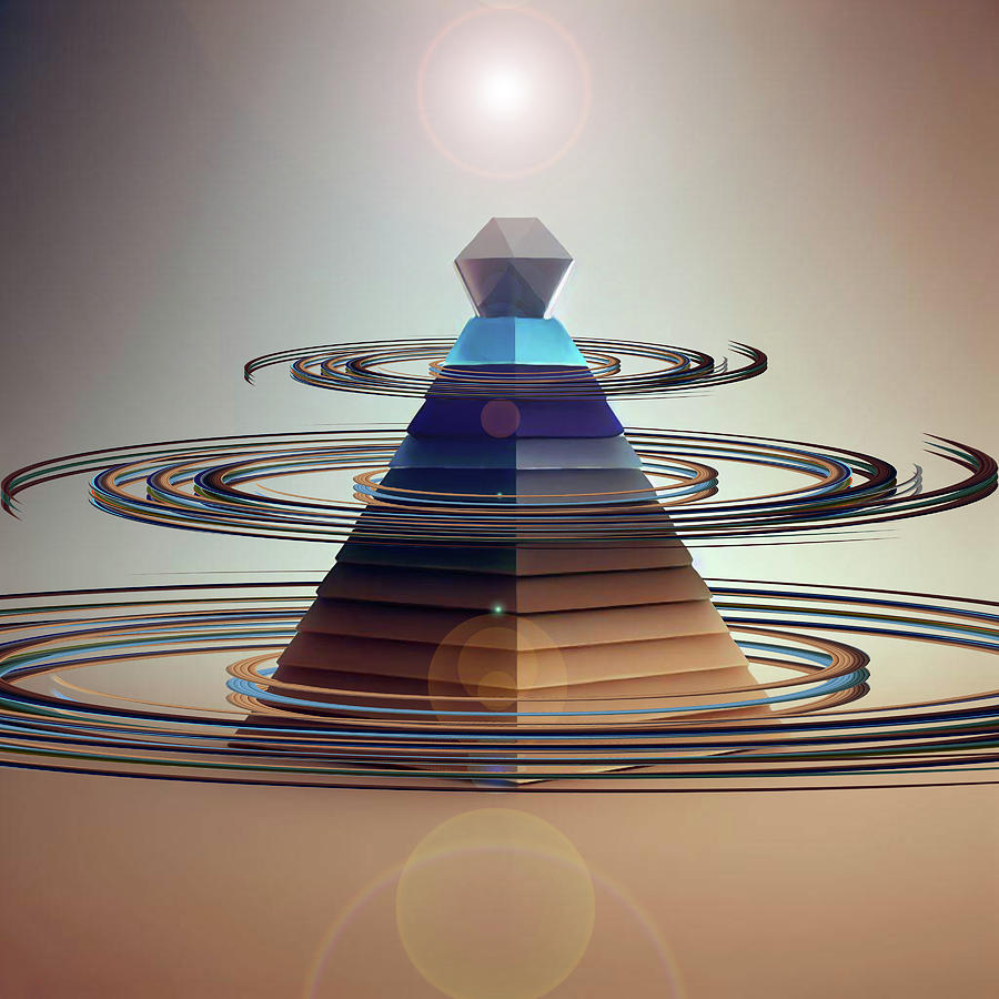 Ethereal Pyramid Digital Art by James Morris - Fine Art America