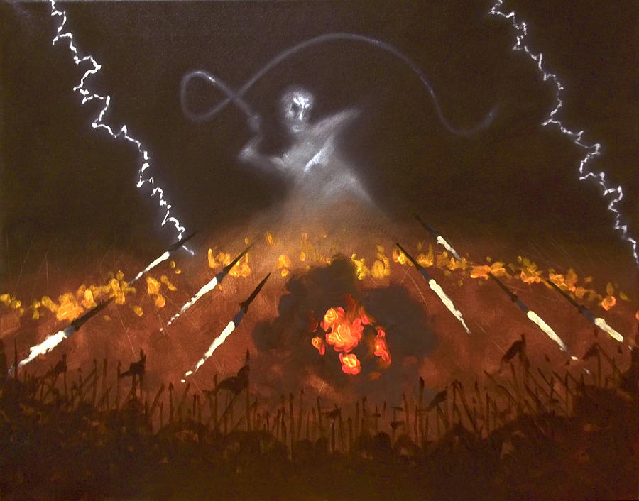 Evolution Under Attack Painting by Dennis Earley - Fine Art America