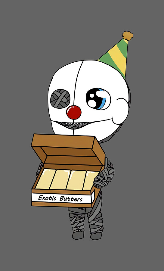 Exotic Butters Fnaf Digital Art by Eve Irving - Fine Art America