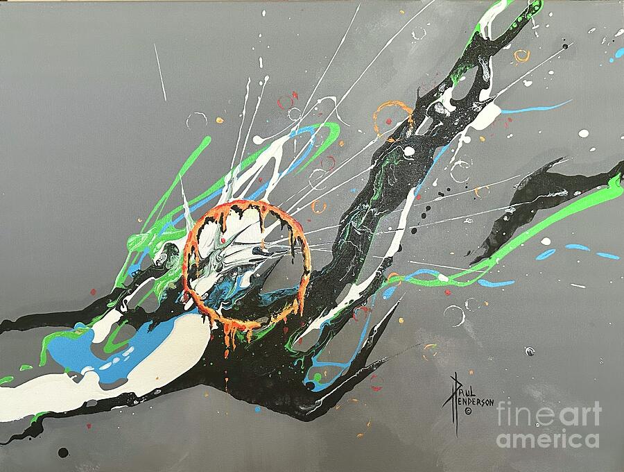 Explode into Space I Painting by Paul Henderson - Fine Art America