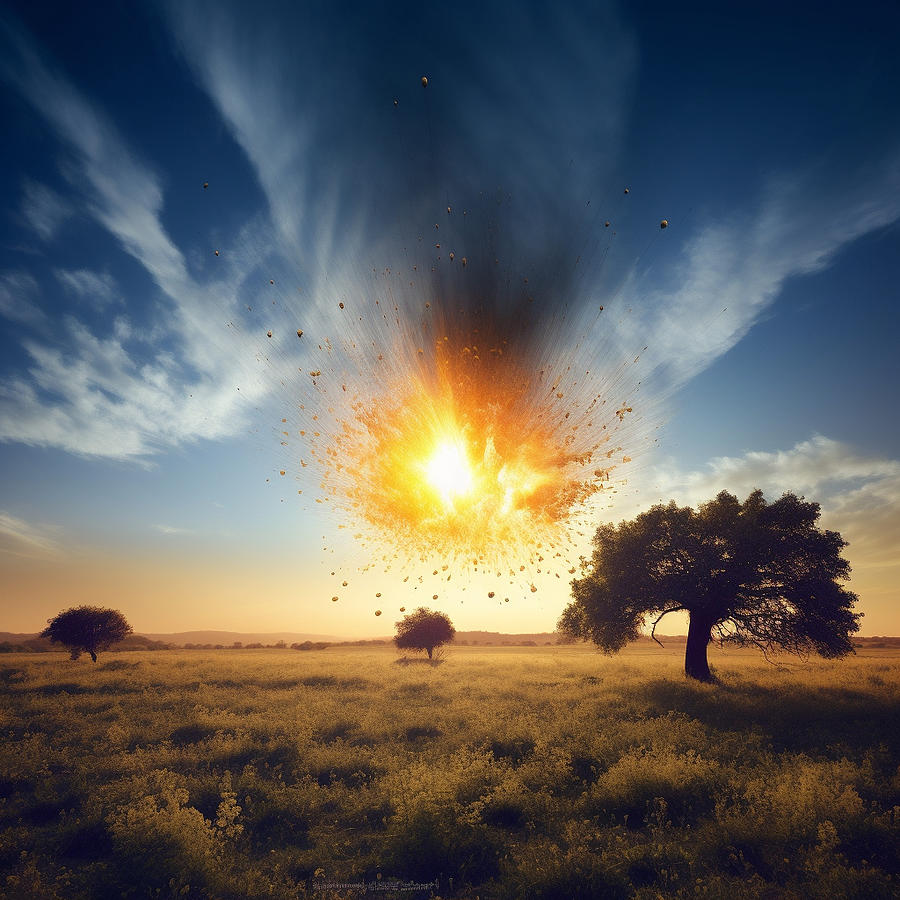 Exploding Planes Digital Art by Brandon Canavarro - Fine Art America