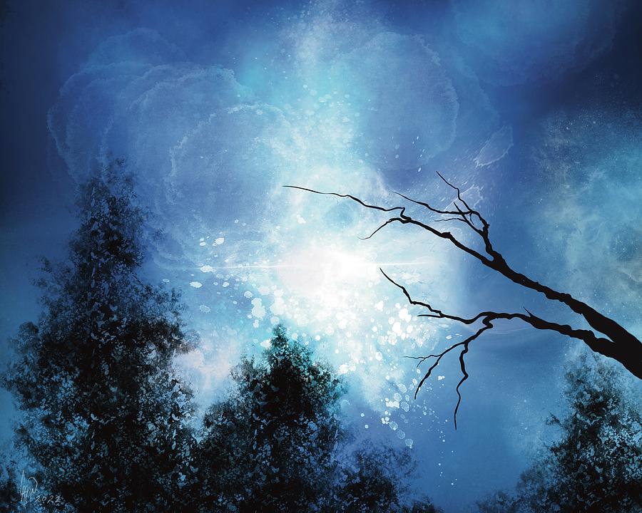 Exploding Sky 2 Digital Art by Steve Crain - Fine Art America