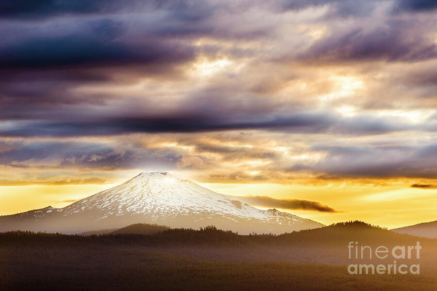 Exploding Sunset Photograph by Adam Reisman - Pixels