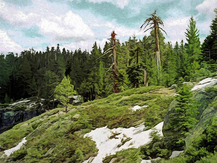 Exposed Landscape on Rim Digital Art by Robert James - Fine Art America