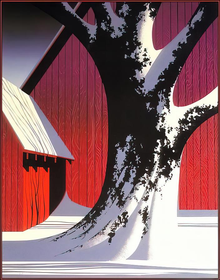 Eyvind Earle - Ruby Painting by Mark Dwain - Fine Art America