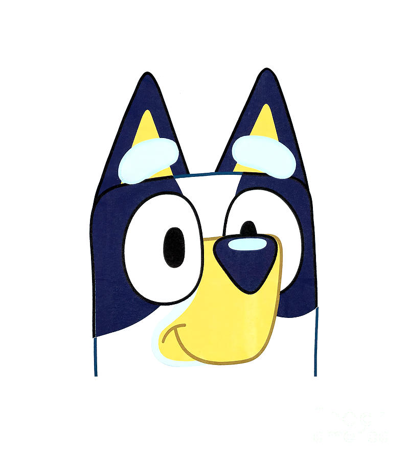 Face Bluey Digital Art By Le Anh Pixels