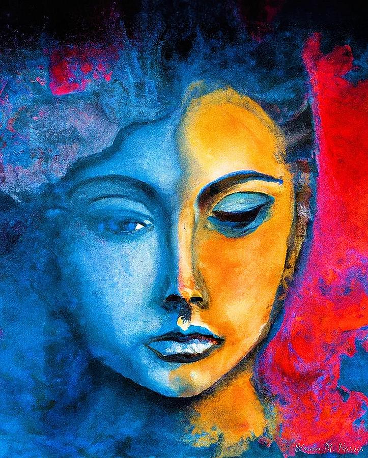 Faces 351 Digital Art by Steven Harris - Fine Art America