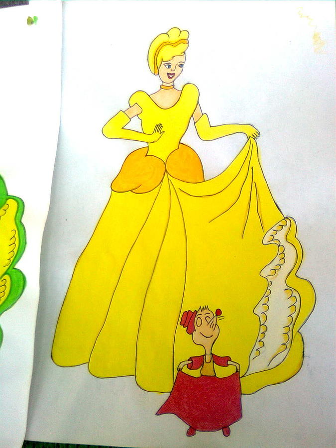 Fairy Painting by Sudha Sharma - Fine Art America