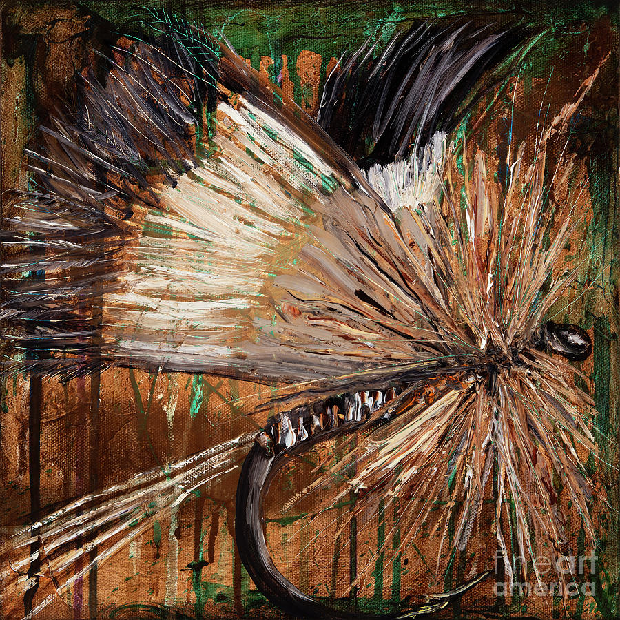 Fall Caddis Painting by Jodi Monahan - Fine Art America
