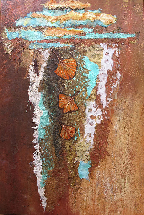 Falling Mixed Media by Kathy Constantine - Fine Art America