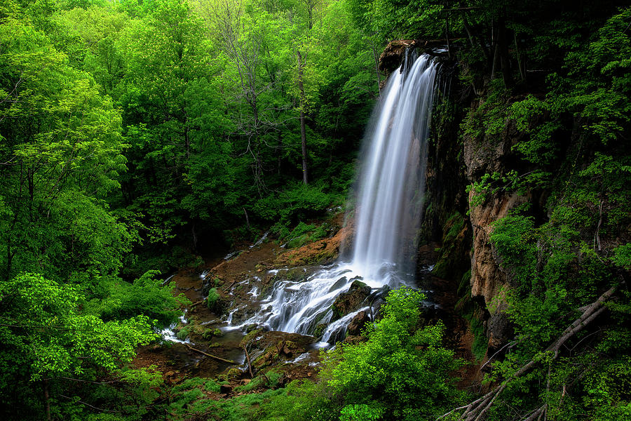 Falling Spring Falls Photograph by Andy Crawford - Fine Art America