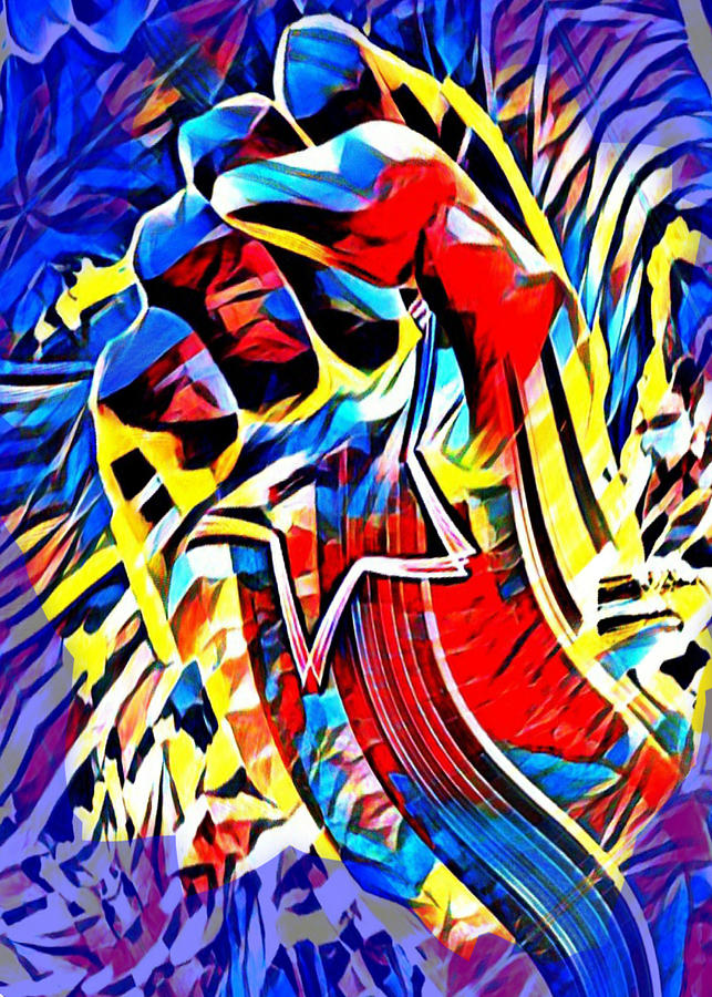 Falling star abstract Photograph by Silver Pixie - Fine Art America