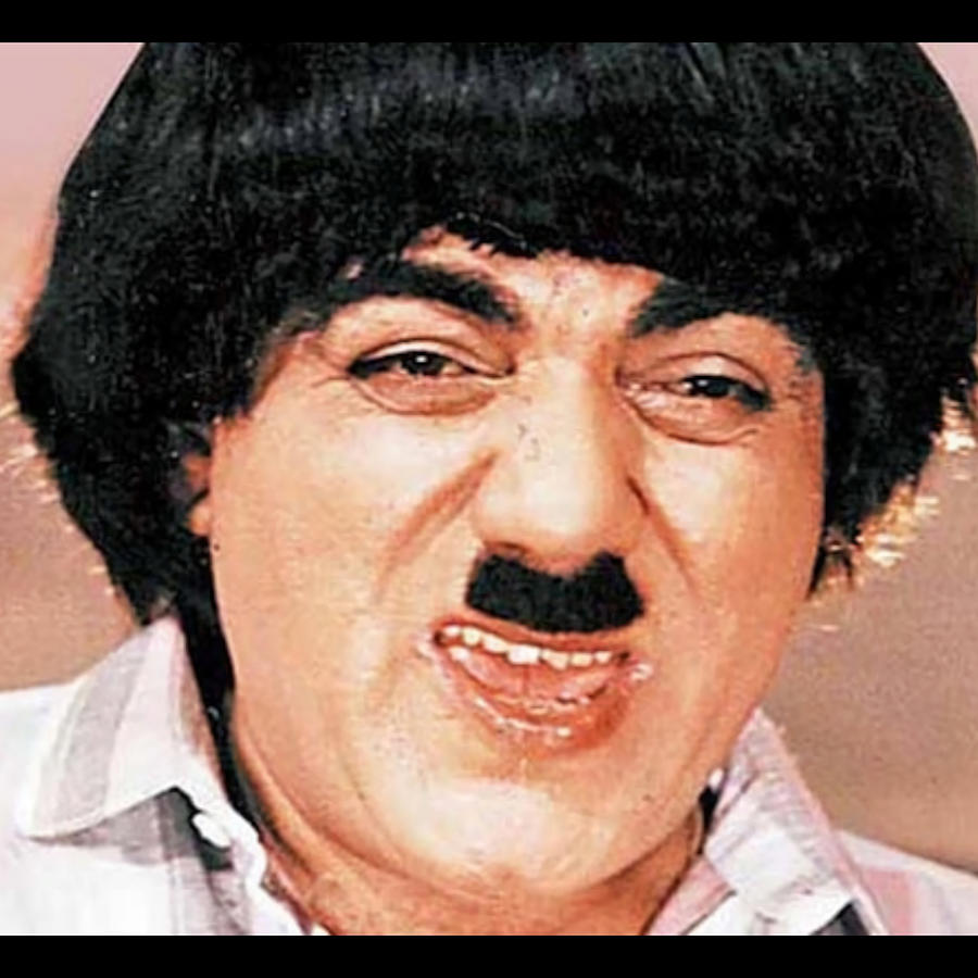 Famous actor and bollywood comedian Poster Painting by Finley Cooper ...