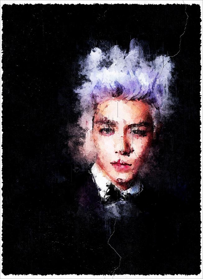 Famous celebrity T o P Rapper abstract Mixed Media by Luettgen Vidal ...