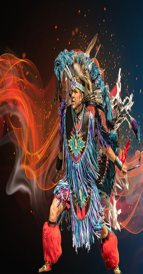 Fancy Dancer Digital Art by Marshall Everett - Fine Art America