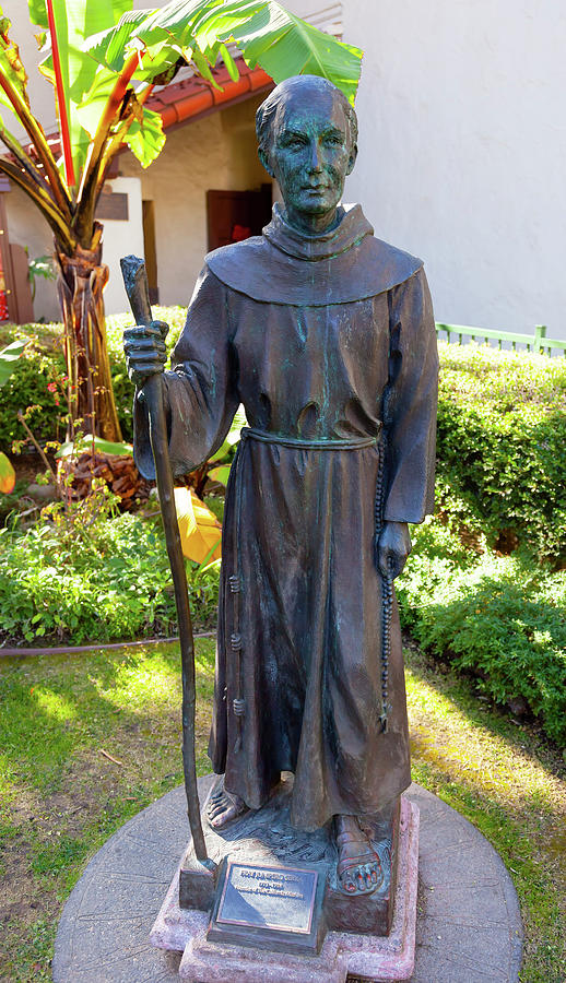 Father Junipero Serra Statue Mission San Buenaventura Ventura Ca ...