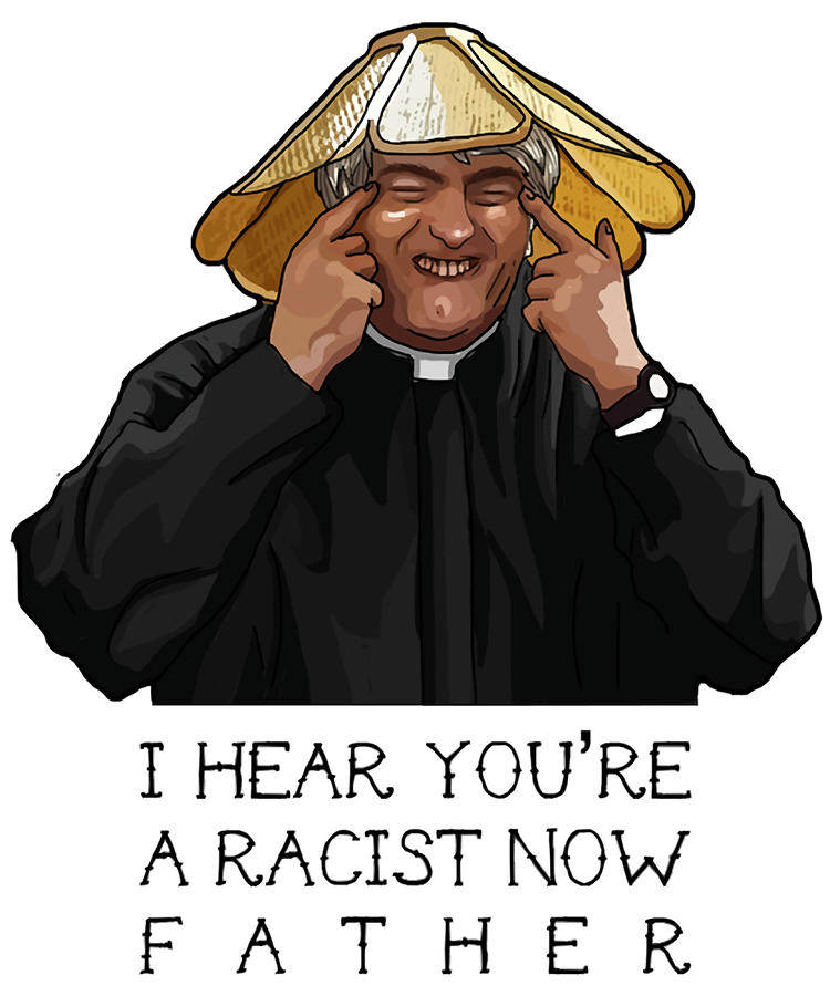 Father Ted Poster quote Painting by Will Young | Fine Art America