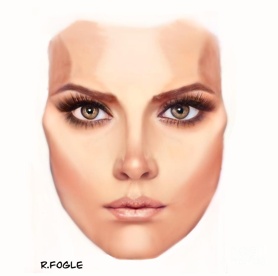 Female Golden Ratio Digital Art By Rebekah Fogle Pixels