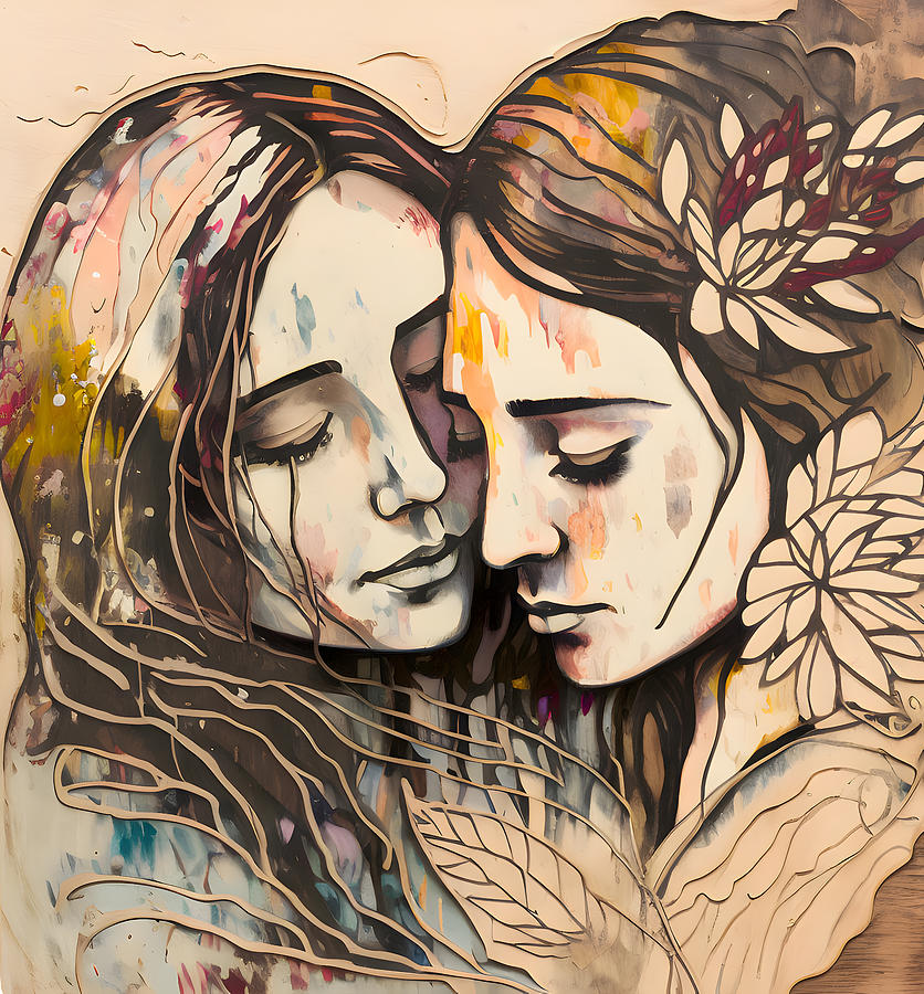 Feminine Unity Digital Art by TintoDesigns - Pixels